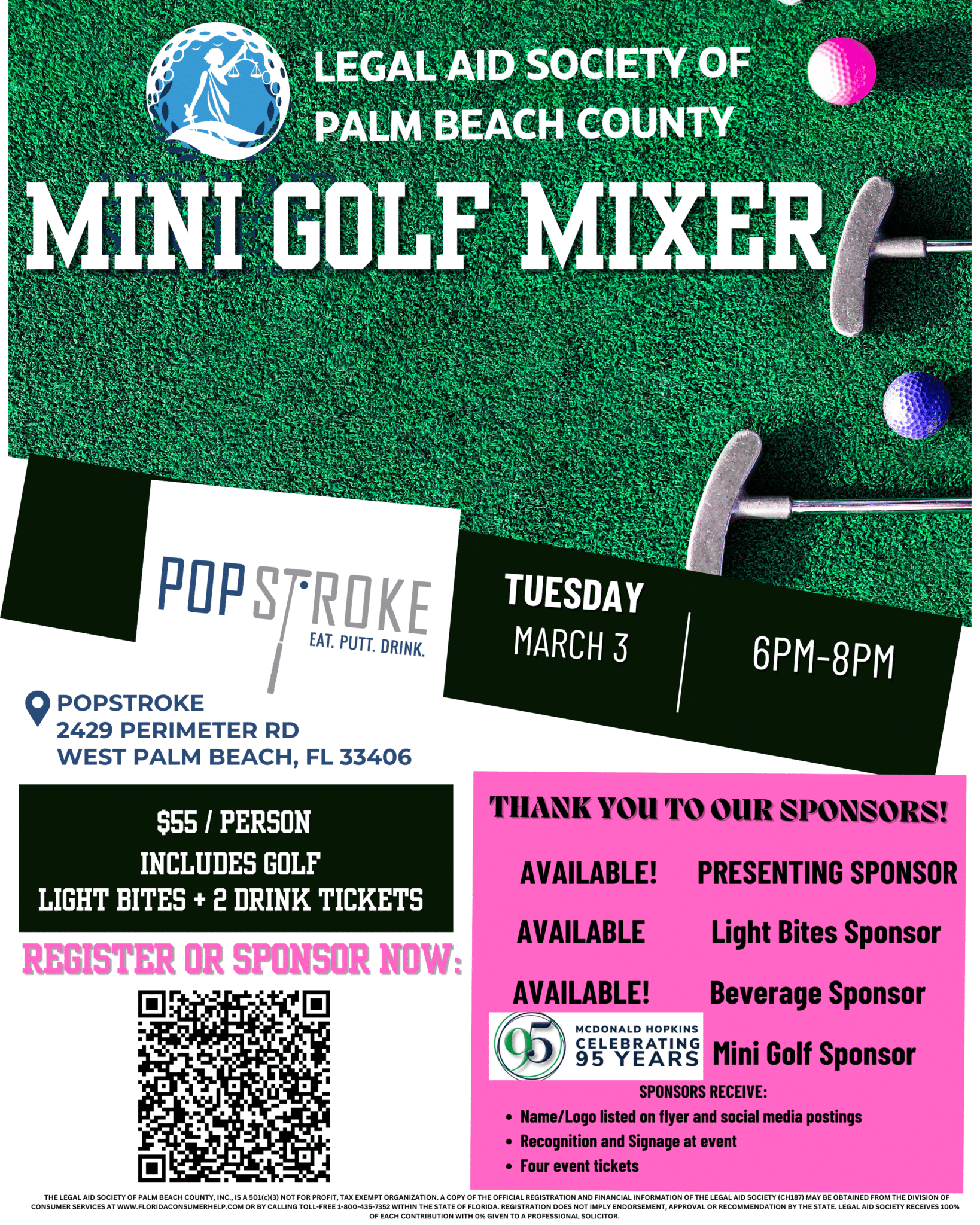 Legal Aid Young Advocates' Mini Golf Mixer - Legal Aid Society of Palm ...